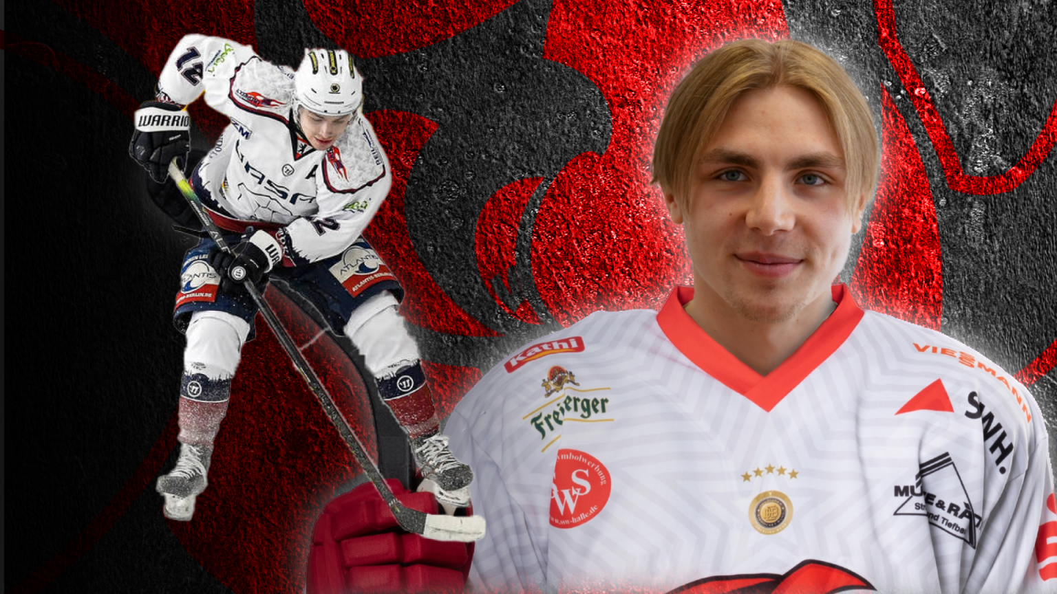 Junges Sturmtalent für die Bulls: Alex Berger wechselt an die Saale ...