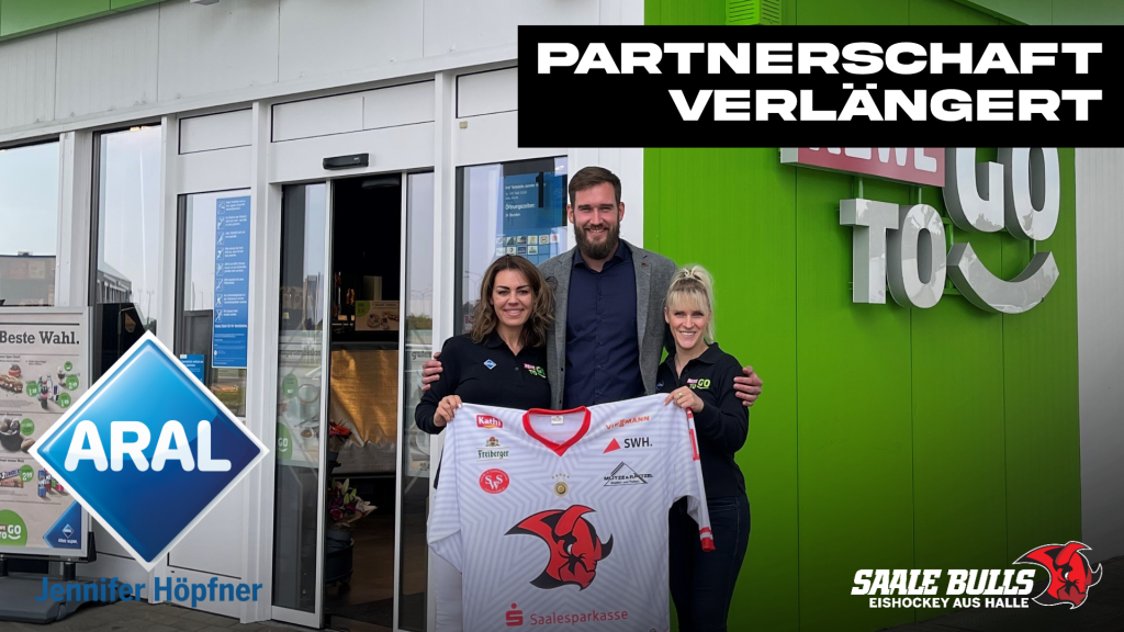 Partnerschaft mit Aral verlängert - Saale Bulls